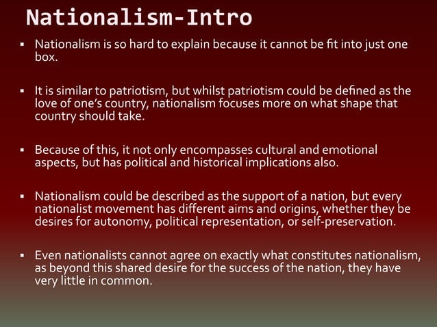 Nationalism powerpoint | PPT