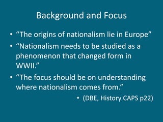 Nationalisms -presentation_ppt | PPTX | Europe Travel | Travel Locations