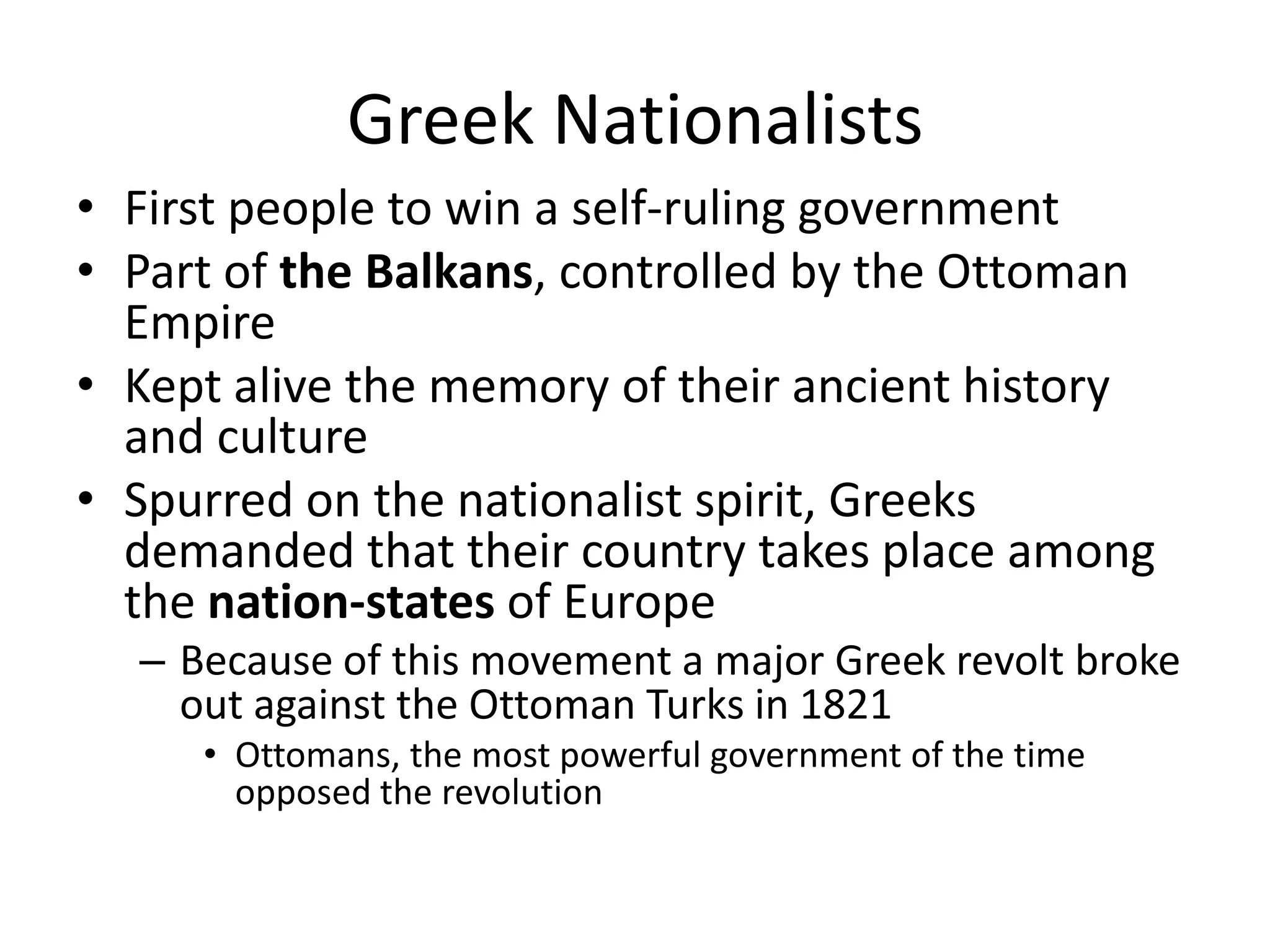 Nationalist revolutions sweep the west | PPTX