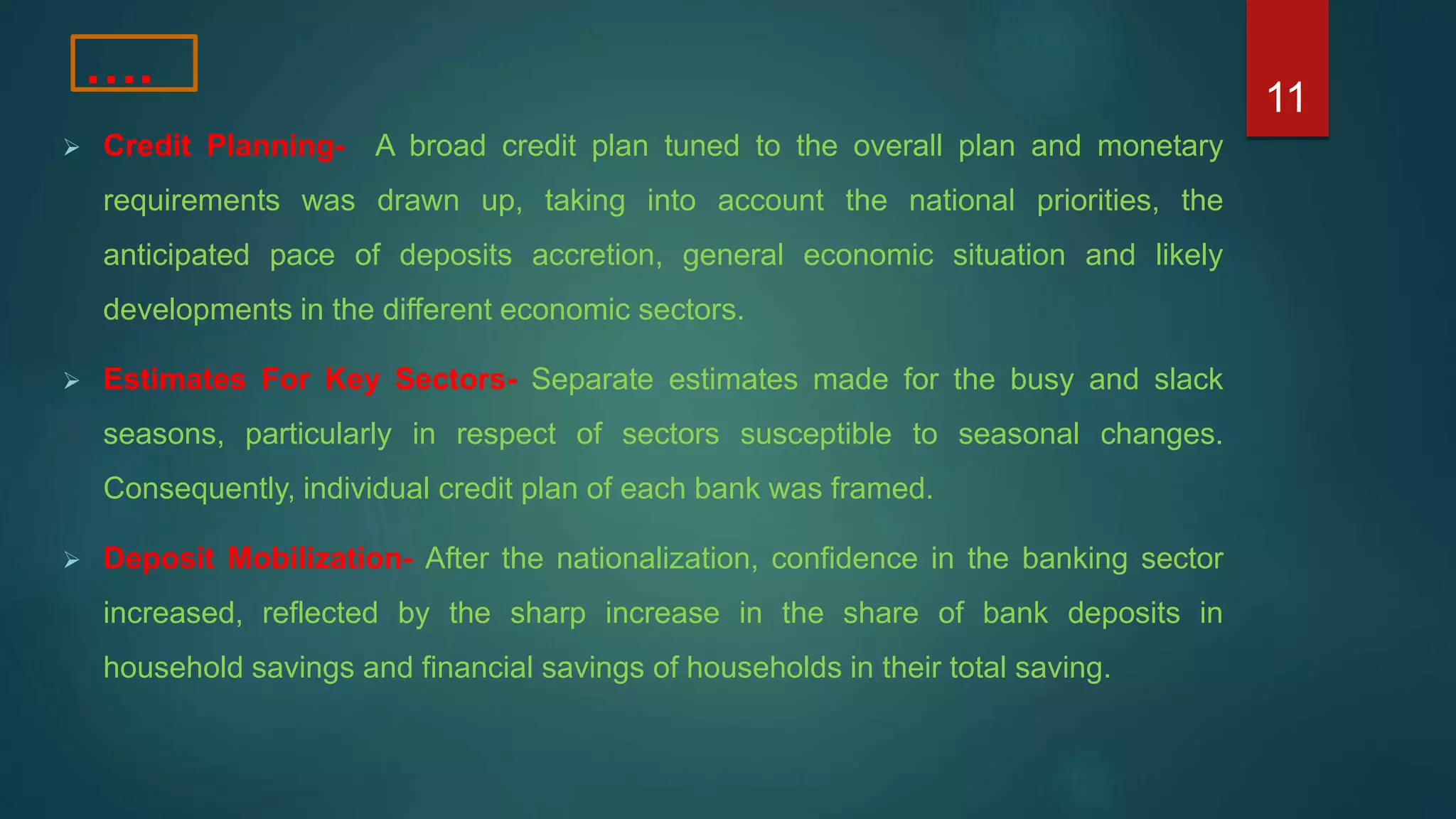 Nationalization of banks | PPTX