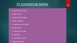 Nationalization of banks | PPTX