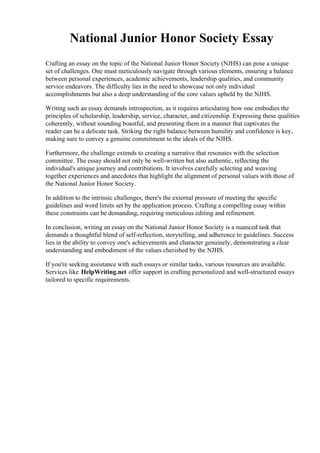 National Junior Honor Society Essay.pdf