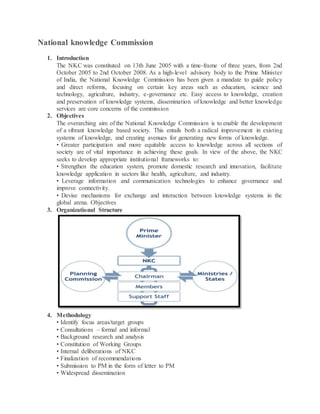 National knowledge commission | DOCX