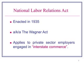 National Labor Relations Act | PPT