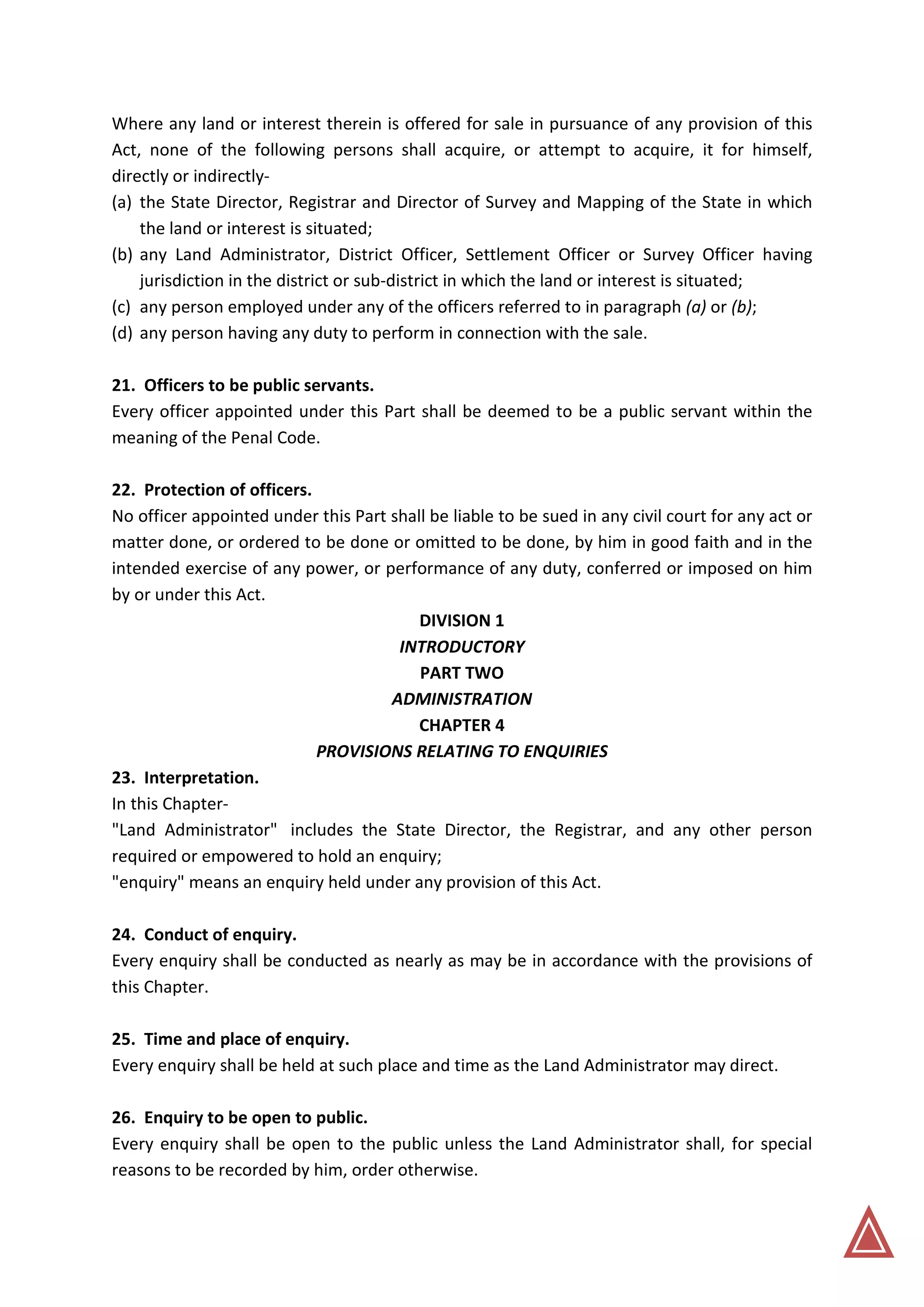 National land code 1965 | PDF