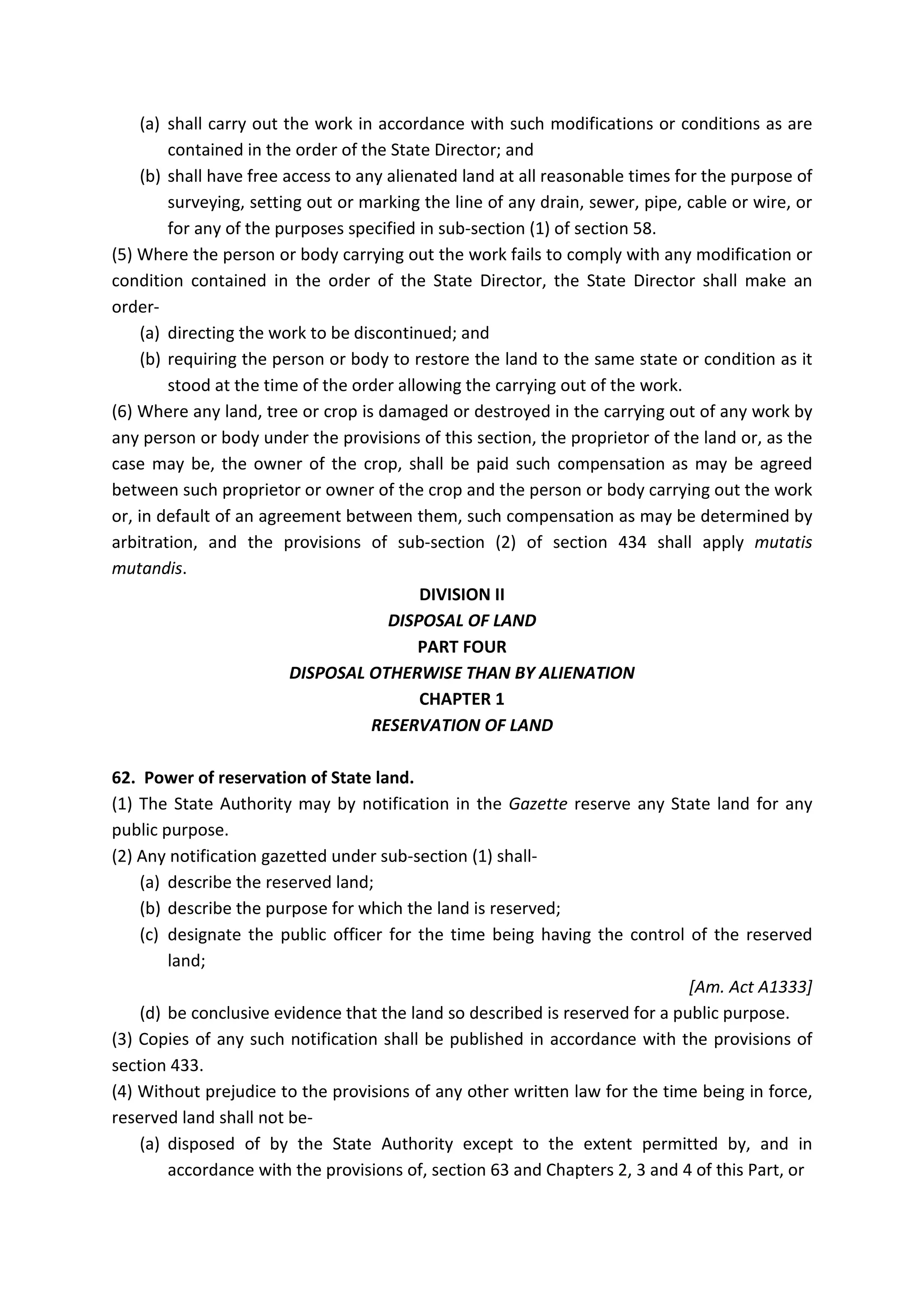National land code 1965 | PDF