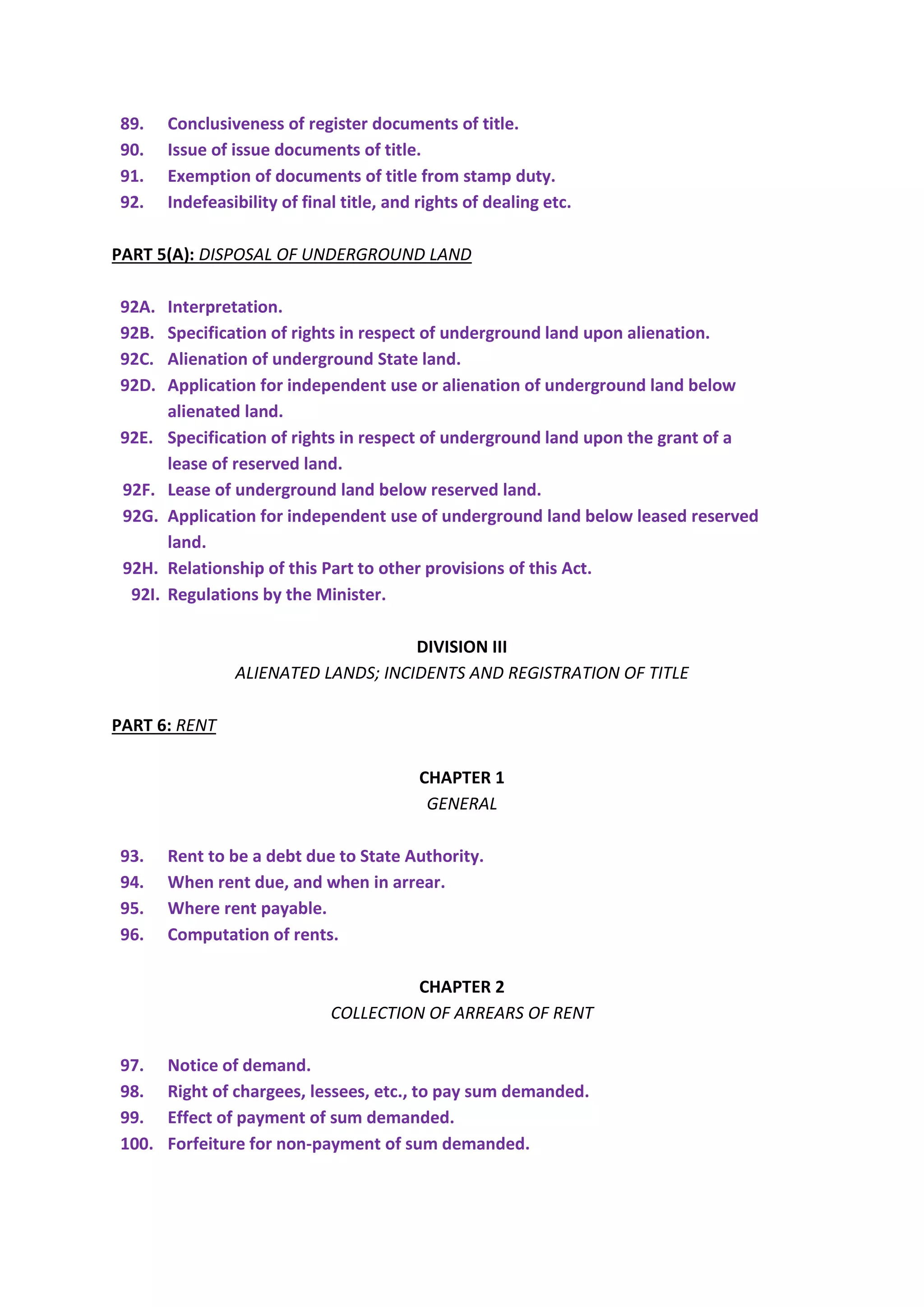 National land code 1965 | PDF