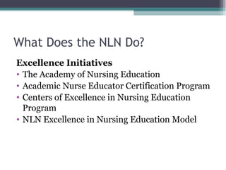 National leaguefornursing | PPT