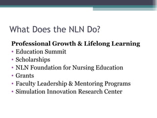 National leaguefornursing | PPT