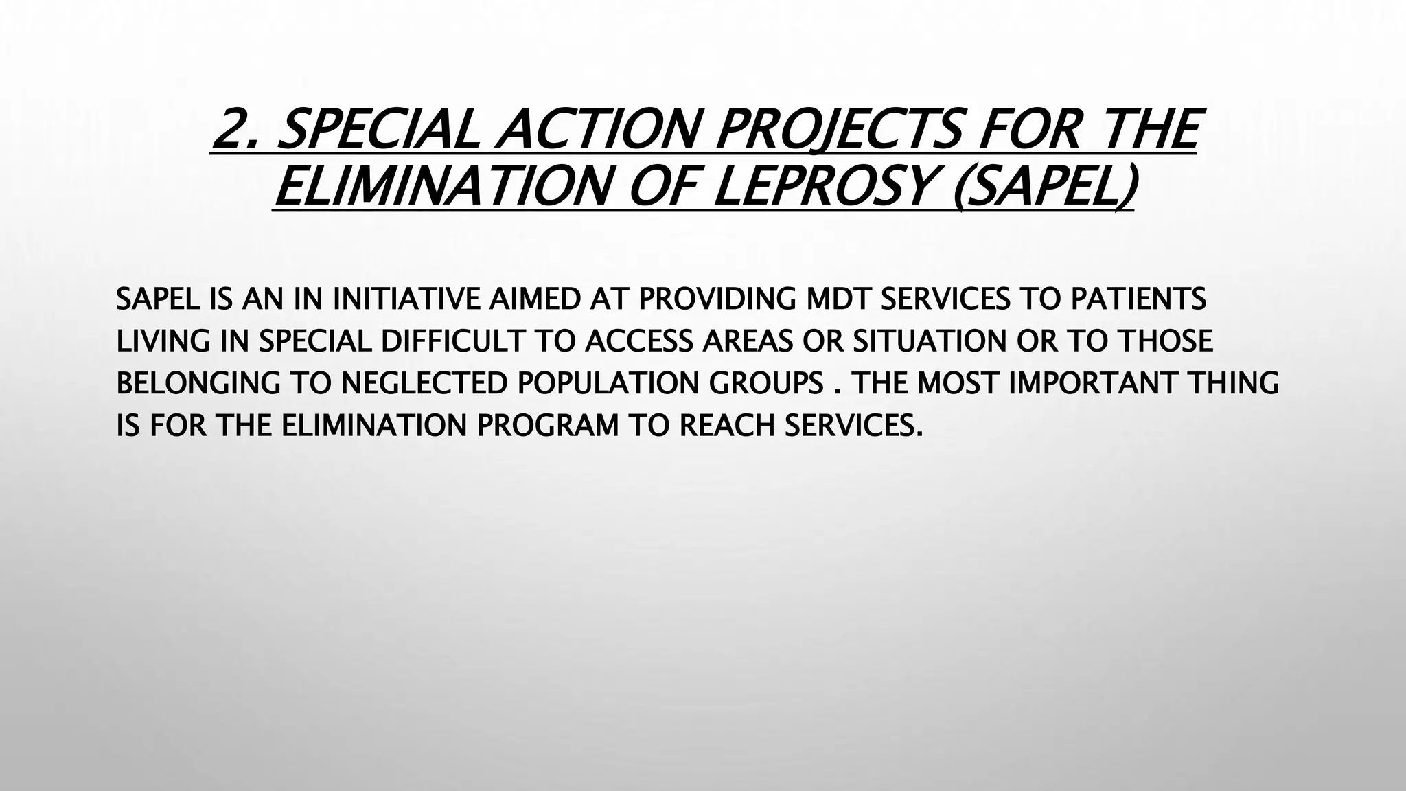 National leprosy eradication program CHN | PPTX