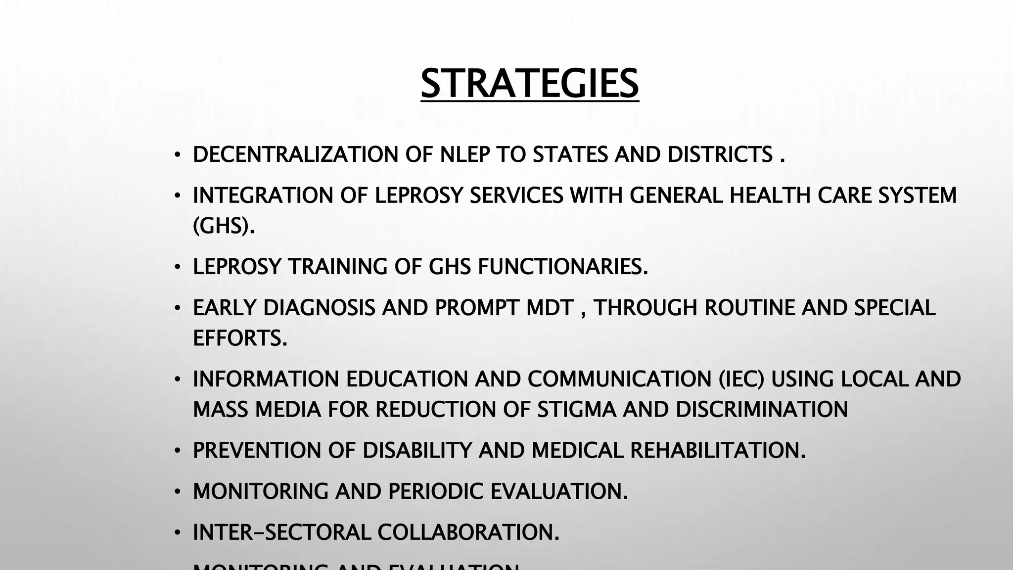 National leprosy eradication program CHN | PPTX