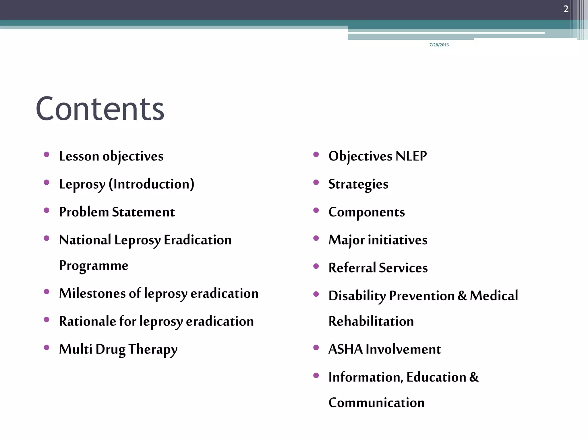 National leprosy eradication programme (nlep) | PPTX