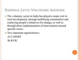 National level voluntary agencies | PPTX