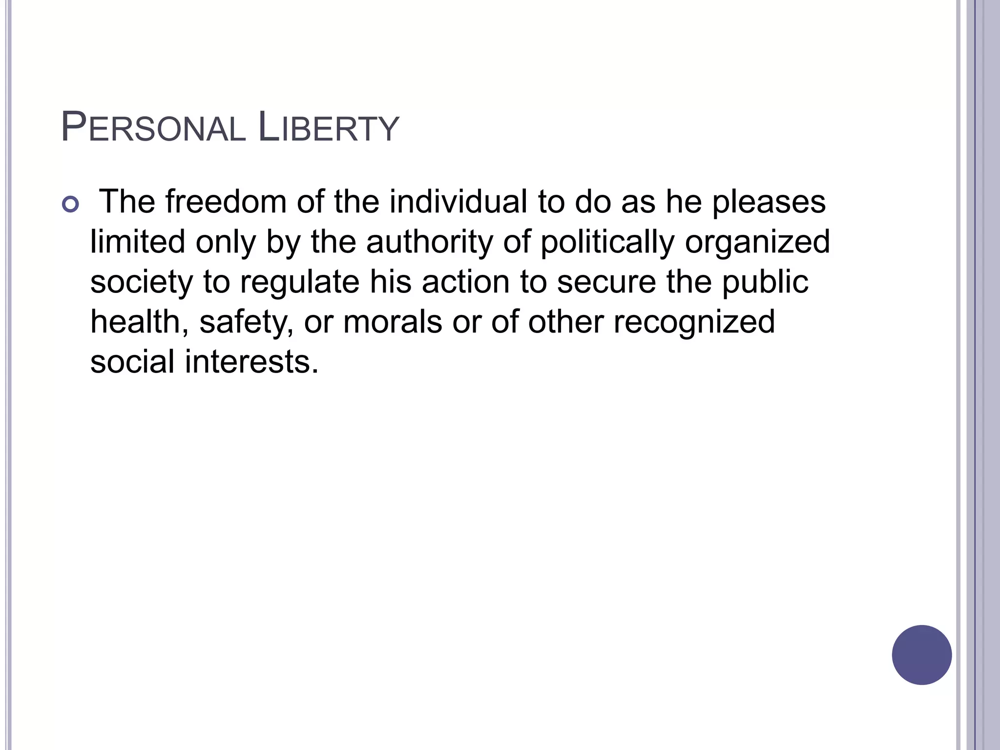 National liberty | PPTX