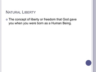 National liberty | PPTX