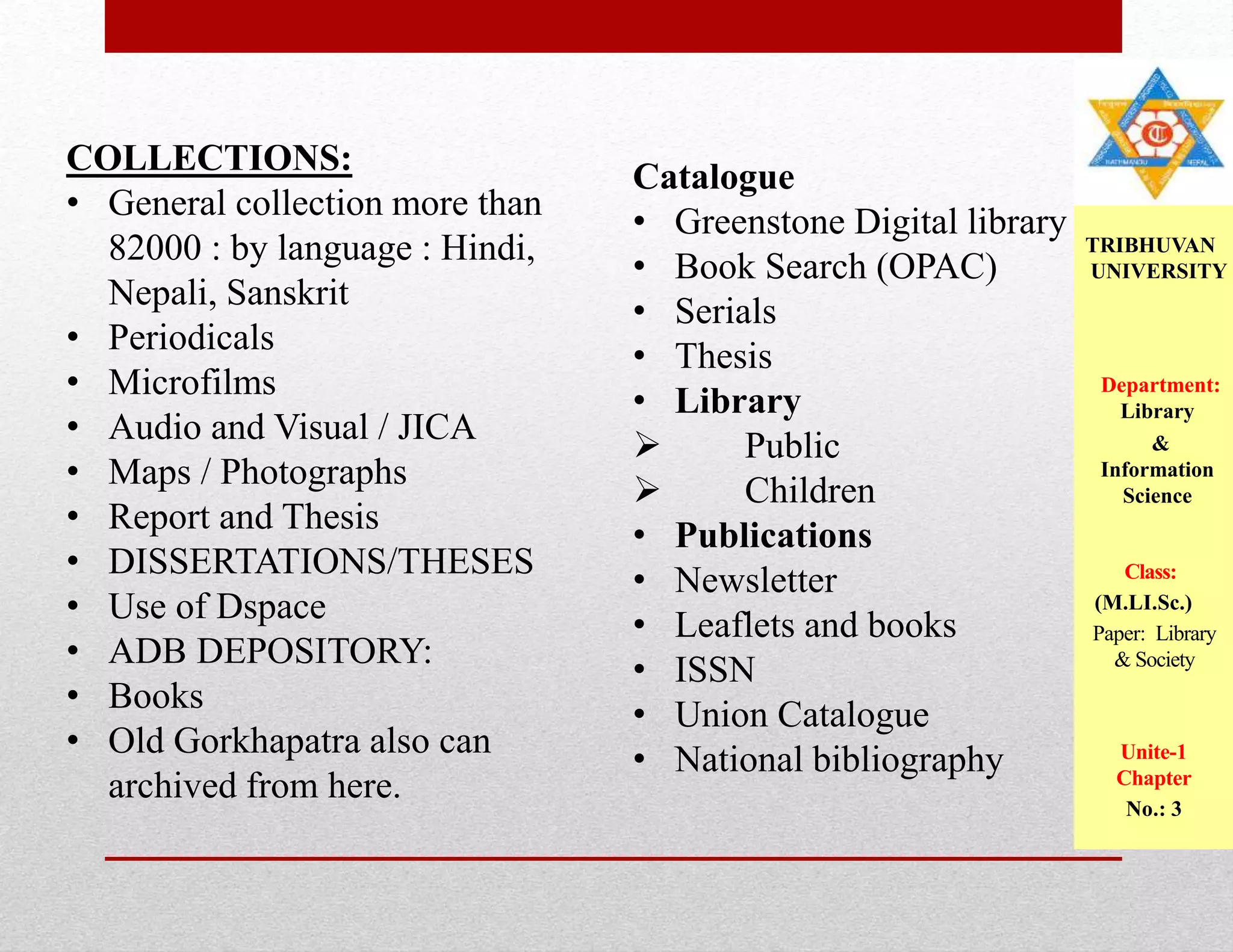 National library of Nepal | PPTX