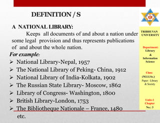 National library of Nepal | PPTX