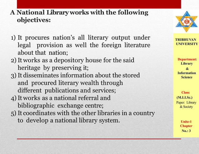 National library of Nepal | PPT