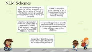 National Literacy Mission Programme | PPTX