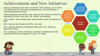 National Literacy Mission Programme | PPTX