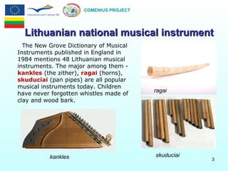 National lithuanian musical instrument | PPT