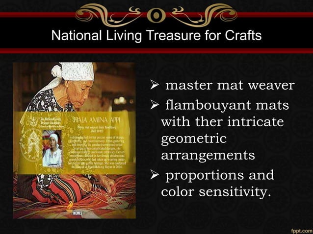 Philippine National Living Treasure for Crafts | PPTX