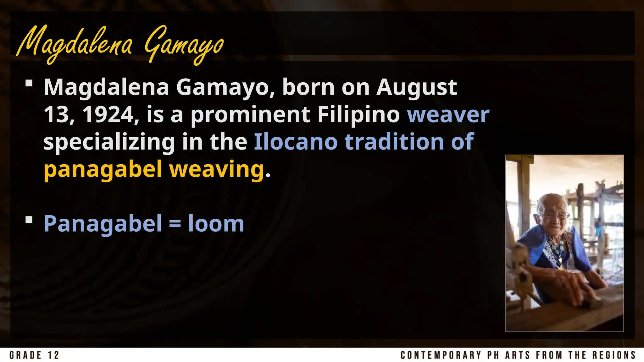 National Living Treasures of the Philippines | PPTX