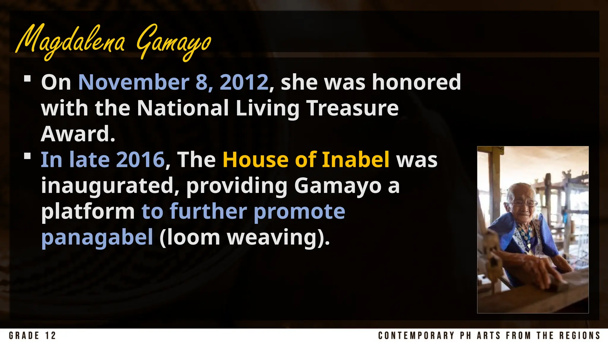 National Living Treasures of the Philippines | PPTX