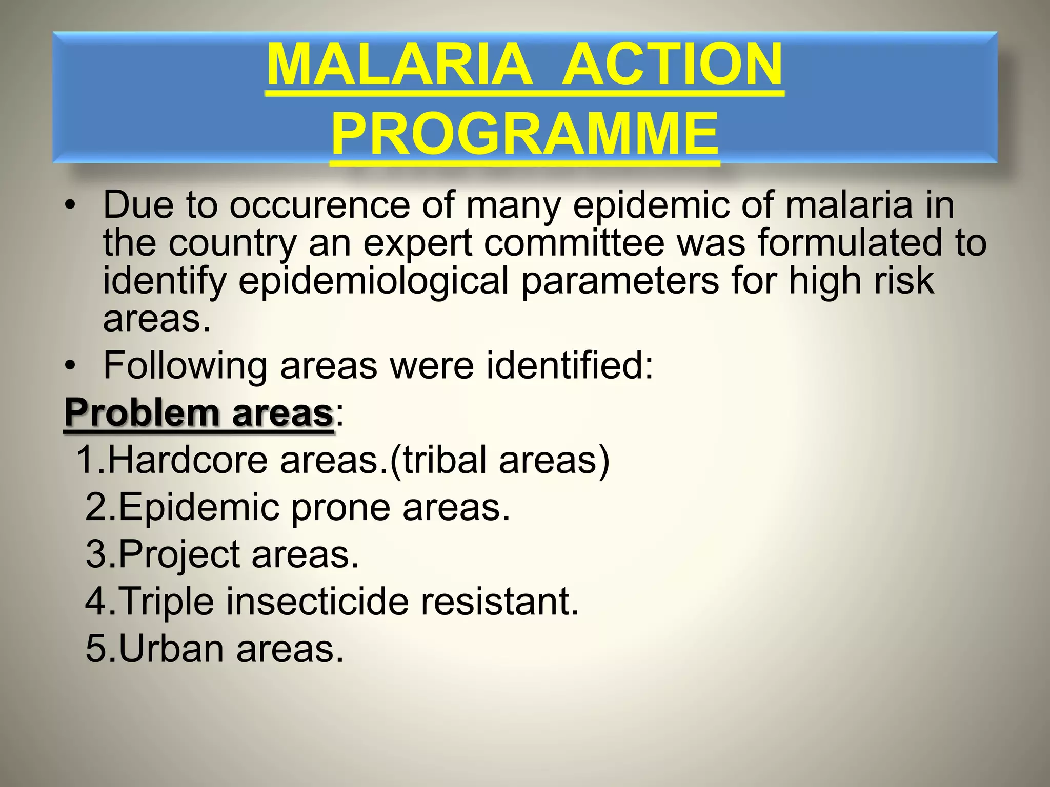 National malaria control programe | PPTX