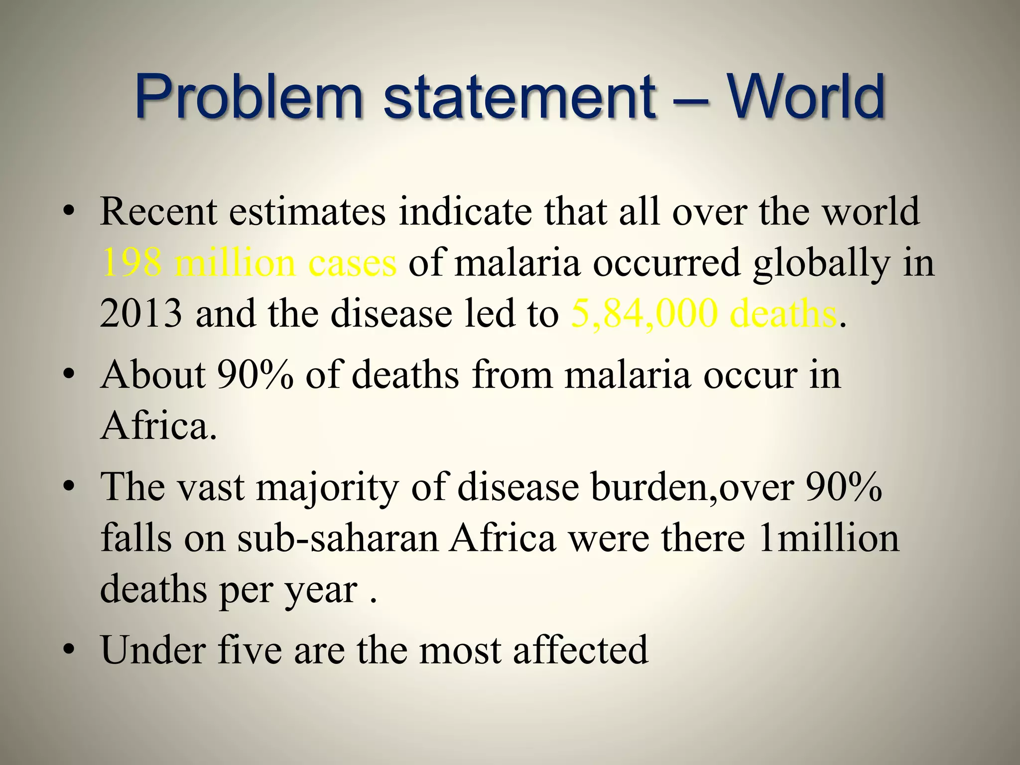 National malaria control programe | PPTX