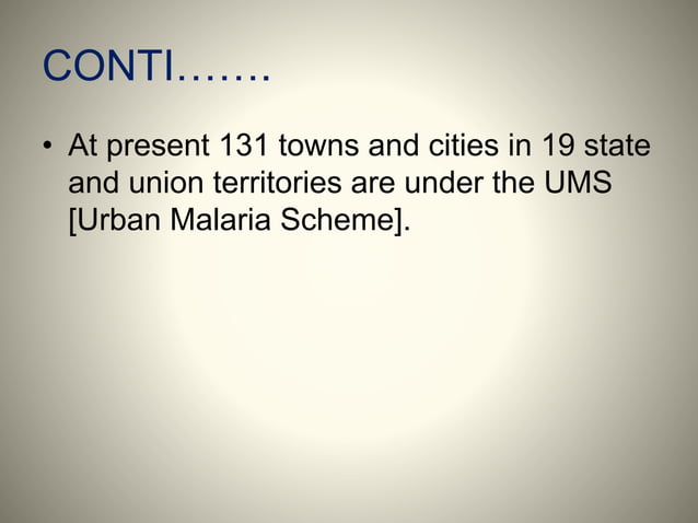 National malaria control programe | PPTX | Infectious Diseases ...