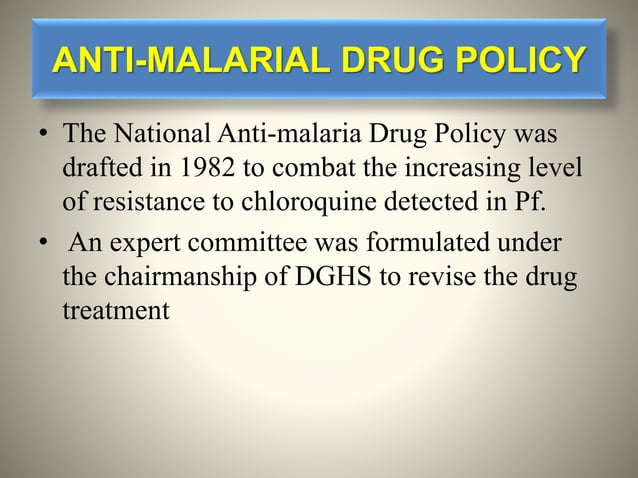 National malaria control programe | PPTX | Infectious Diseases ...