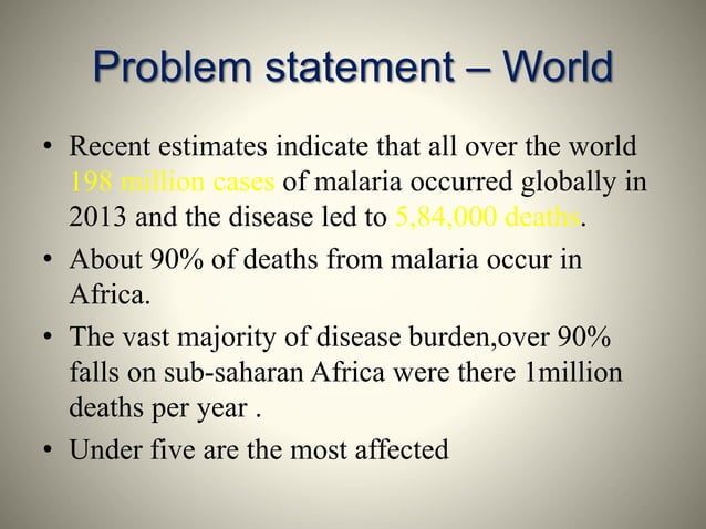 National malaria control programe | PPTX | Infectious Diseases ...
