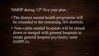 National mental health program in community 140915121702-phpapp01 | PPTX