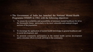 National mental health program | PPTX