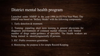 National mental health program | PPTX
