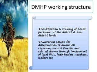 National mental health program | PPTX