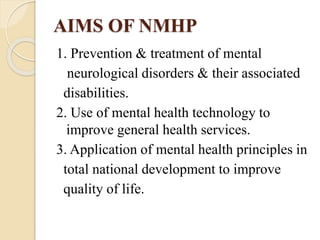 National mental health program | PPTX
