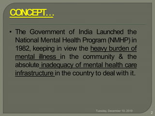 National mental health program | PPTX