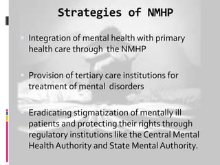 National mental health programme | PPTX