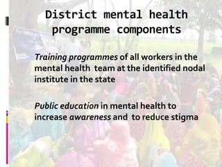 National mental health programme | PPTX