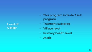National mental health programme | PPTX