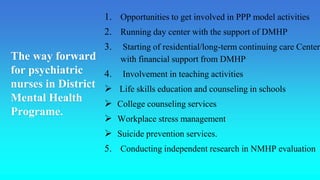 National mental health programme | PPTX