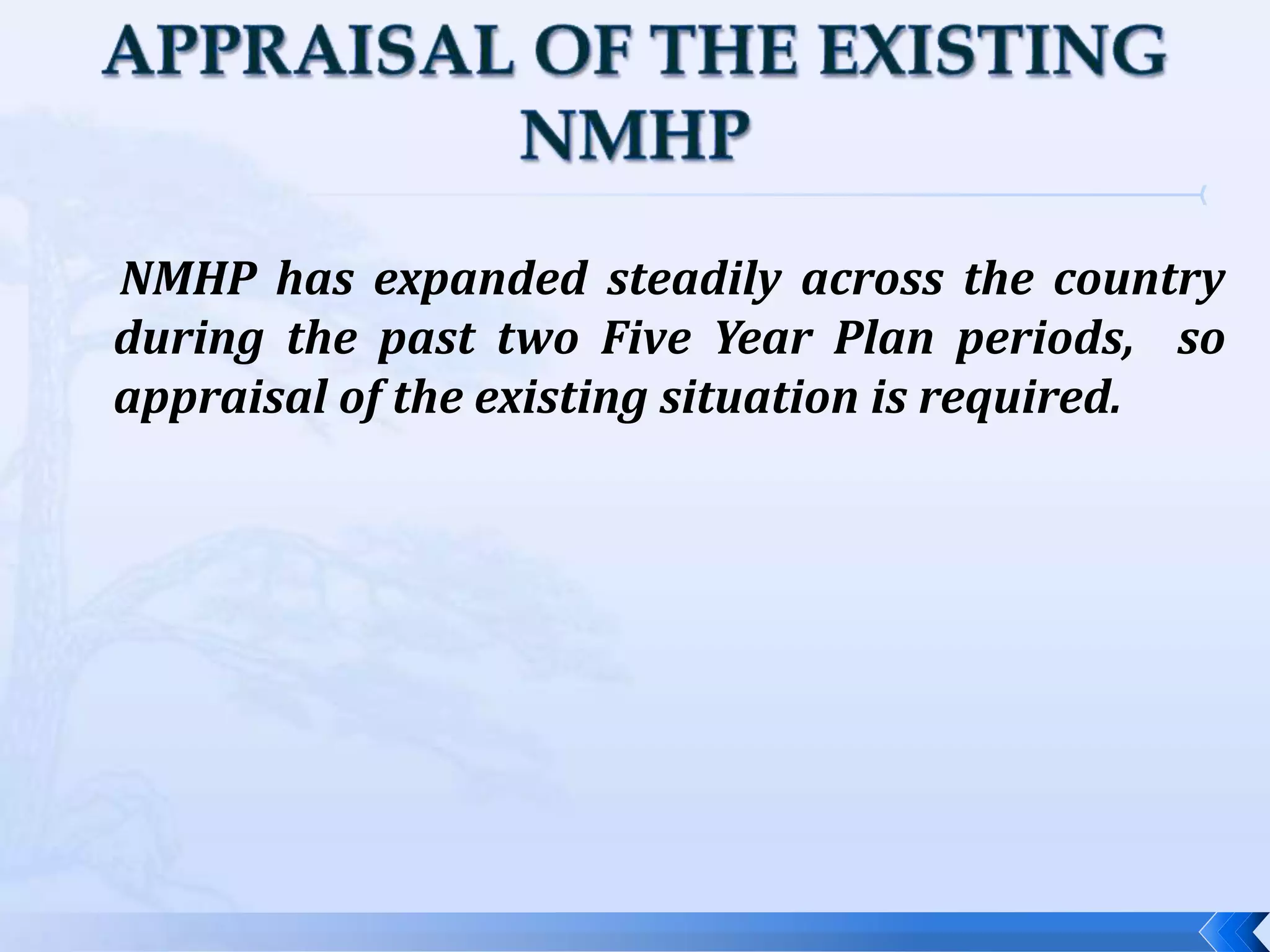 National mental health programme (nmhp) | PPTX