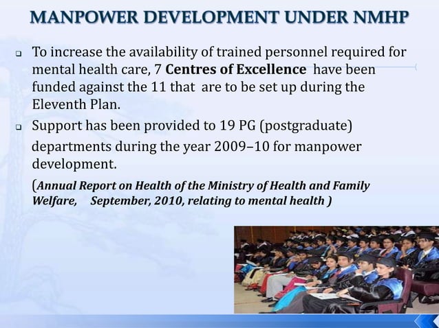 National mental health programme (nmhp) | PPTX | Mental Health ...