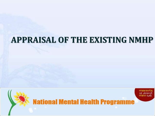 National mental health programme (nmhp) | PPTX | Mental Health ...