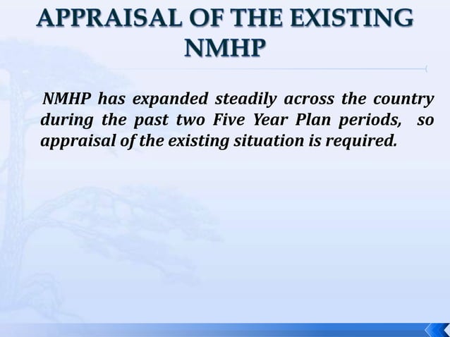 National mental health programme (nmhp) | PPTX | Mental Health ...