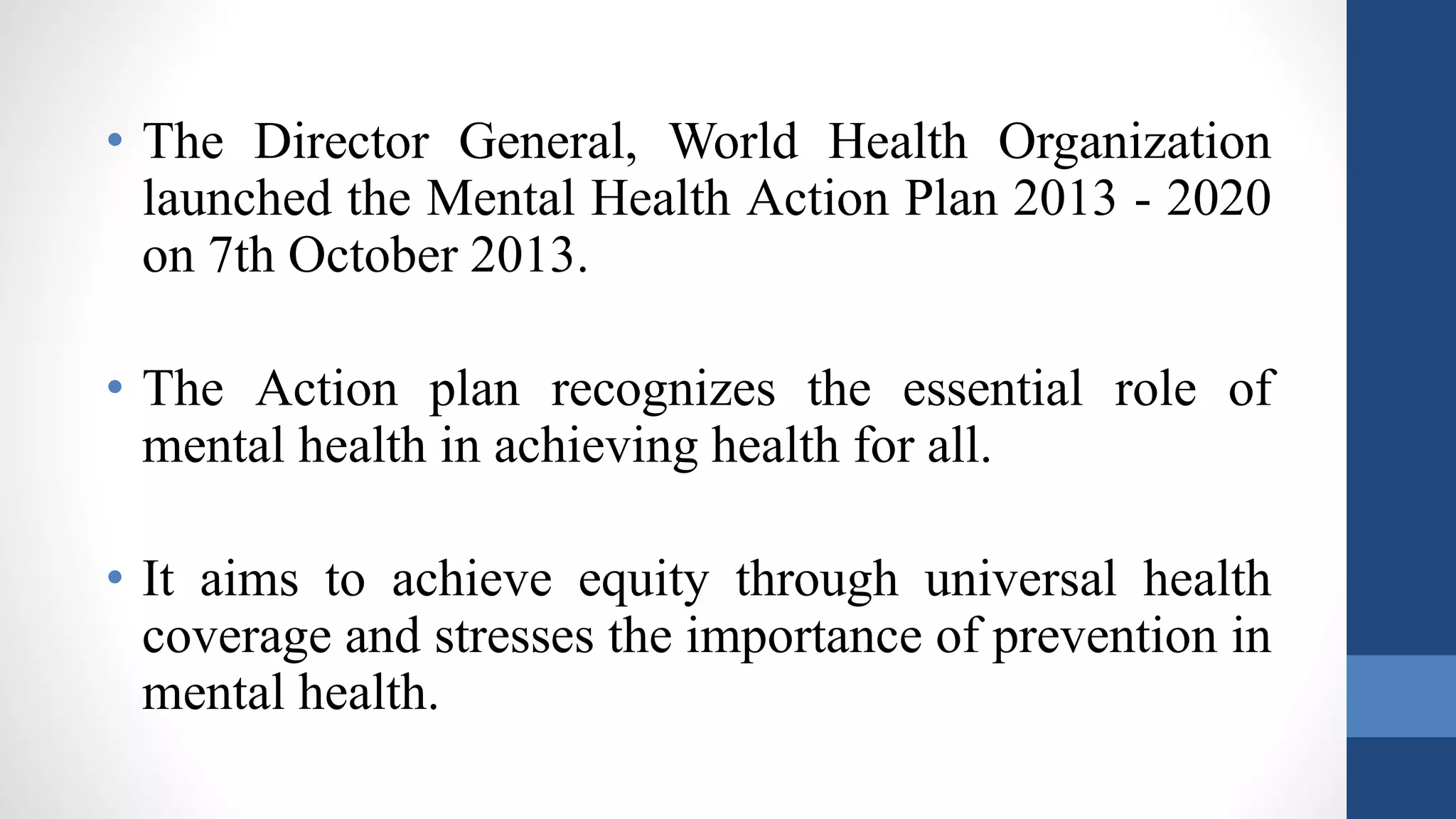 National mental health program (NMHP) | PPTX