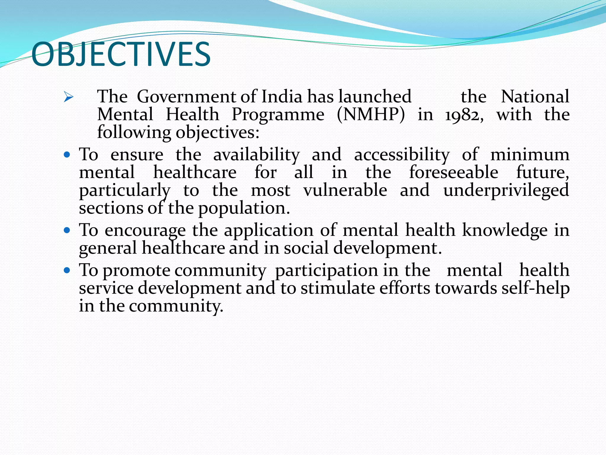 National Mental Health Programme by SuShodh Edutech | PDF