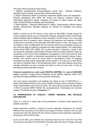 National mineral exploration policy(nmep)basepaper | PDF